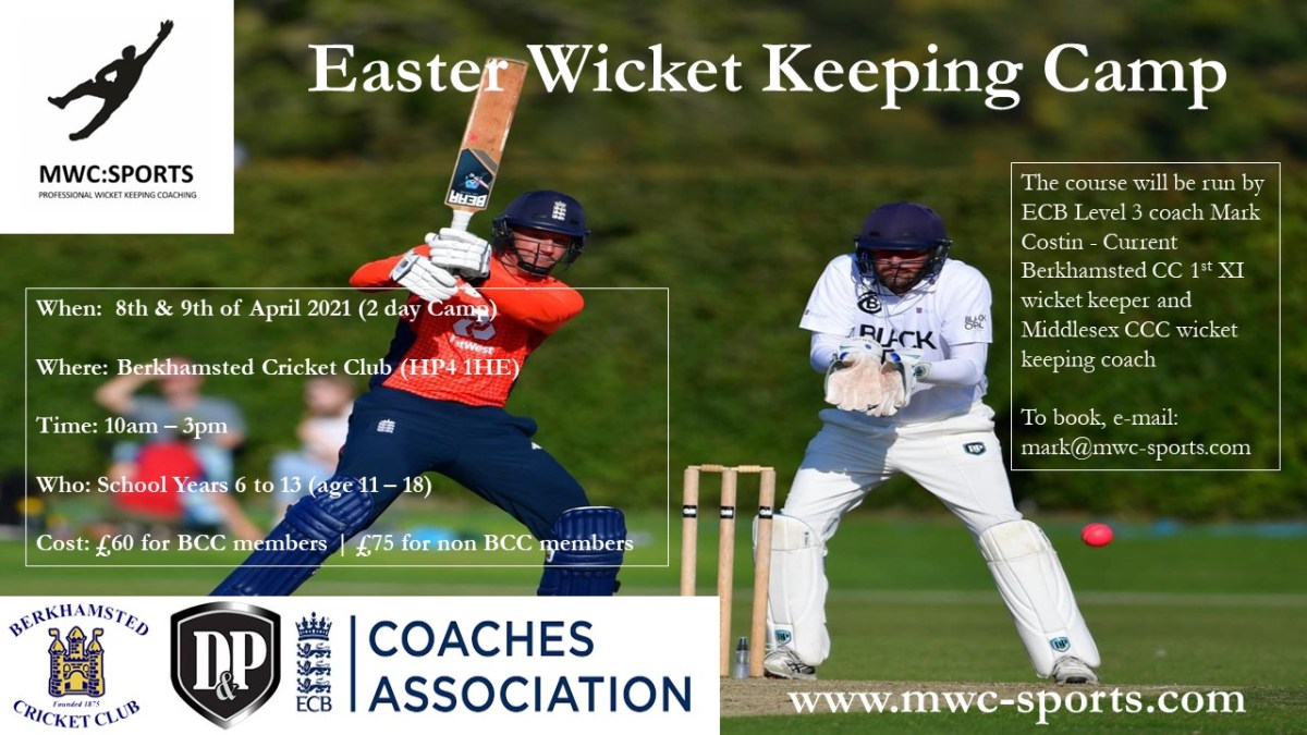 Easter Wicket Keeping Camp – Pro WK Coach
