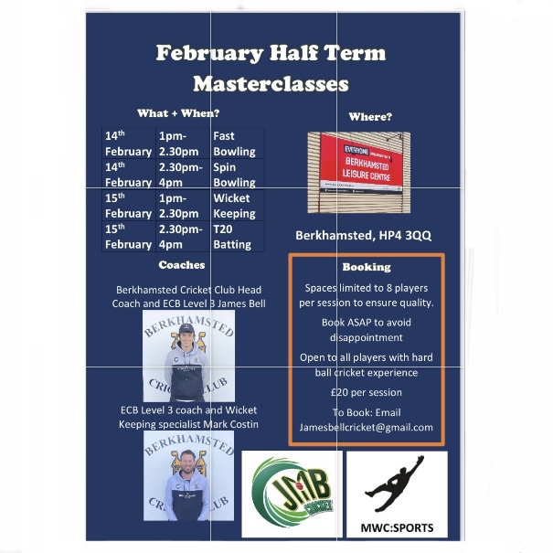 Half Term Masterclasses – Pro WK Coach